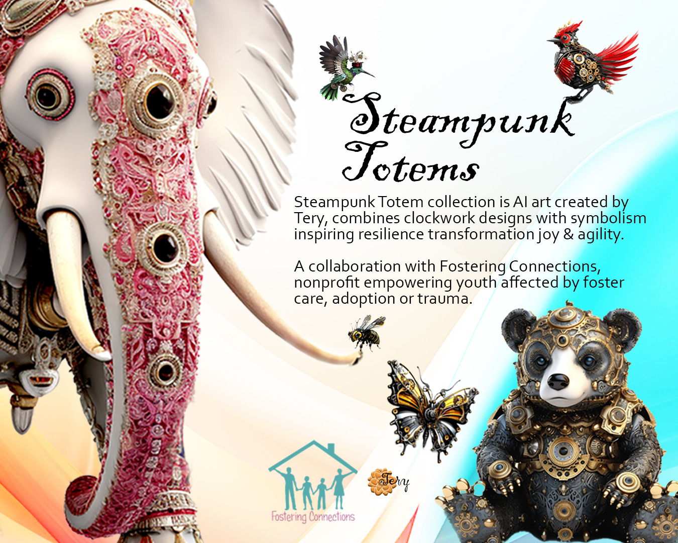 Parade of Steampunk Totems | Tery Spataro
